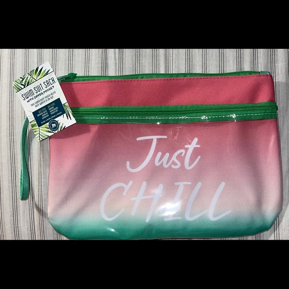 Morgan Home | Bags | Nwt Morgan Home Swimsuit Sack Just Chill | Poshmark